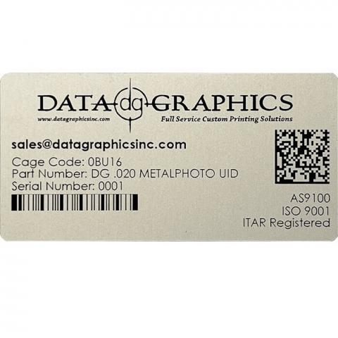 Barcode and Serialized Nameplates | Data Graphics