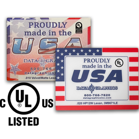 UL Approved Labels | Data Graphics